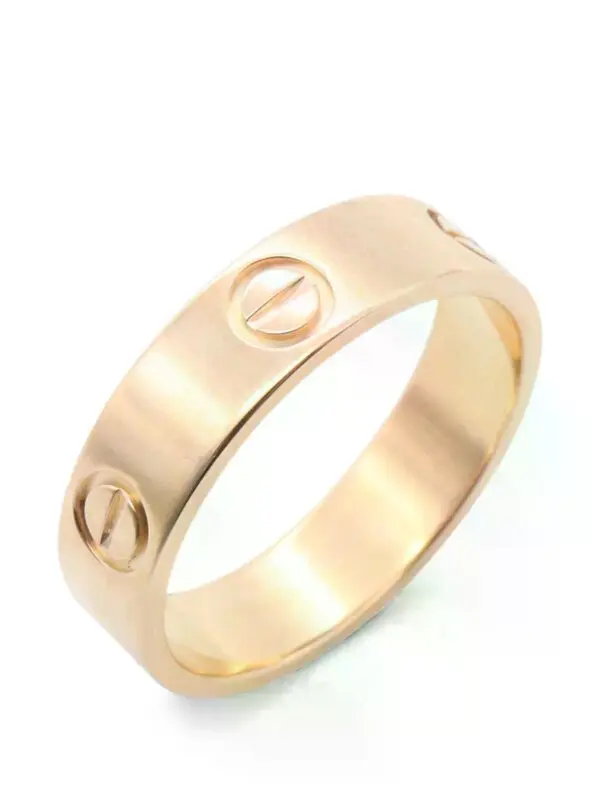 Cartier 18k Rose Gold Love Screw Motif Ring