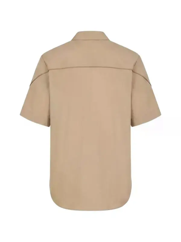 Givenchy Zip-up Short-sleeve Shirt