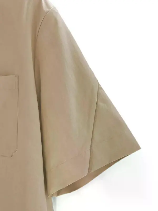 Givenchy Zip-up Short-sleeve Shirt