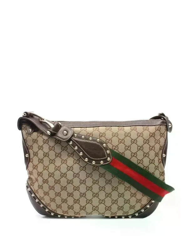 Gucci Gg Canvas Sherry Line Shoulder Bag - Neutrals