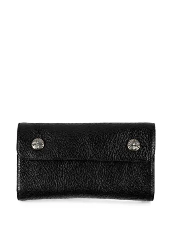 Chrome Hearts Big Wave Zip-pocket Wallet