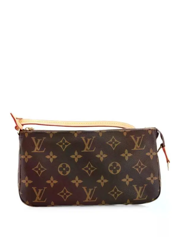 LOUIS VUITTON Monogram Canvas Pochette Accessoires Nm Clutch Bag