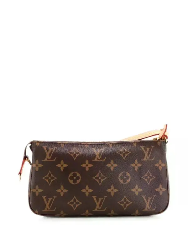 LOUIS VUITTON Monogram Canvas Pochette Accessoires Nm Clutch Bag