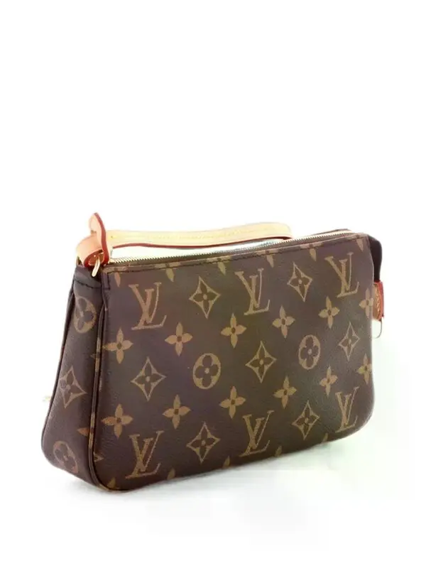 LOUIS VUITTON Monogram Canvas Pochette Accessoires Nm Clutch Bag