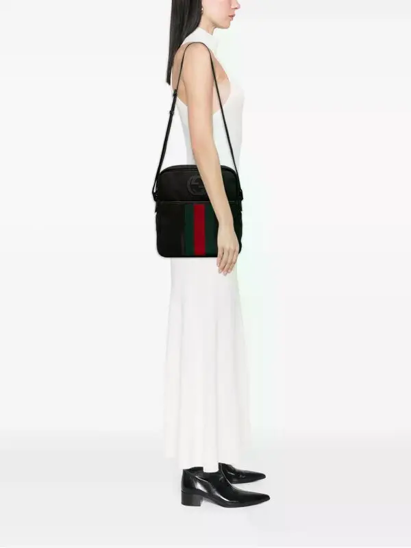 Gucci Interlocking G Web Crossbody Bag