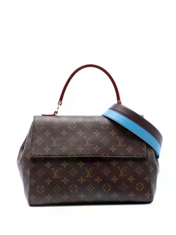 LOUIS VUITTON Cluny Mm Monogram Satchel - Brown
