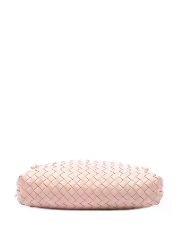 Bottega Veneta Nappa Intrecciato Nodini Crossbody Bag - Pink