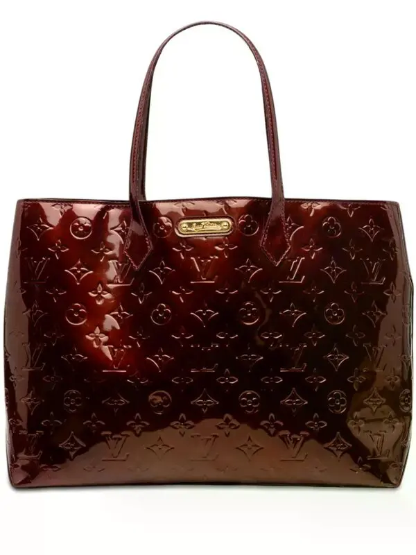 LOUIS VUITTON Monogram Vernis Wilshire Mm Tote Bag