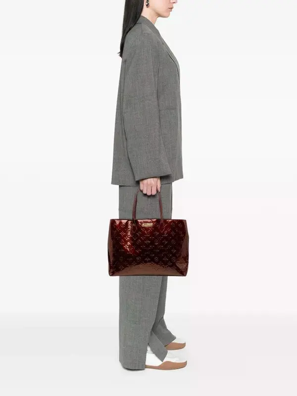LOUIS VUITTON Monogram Vernis Wilshire Mm Tote Bag