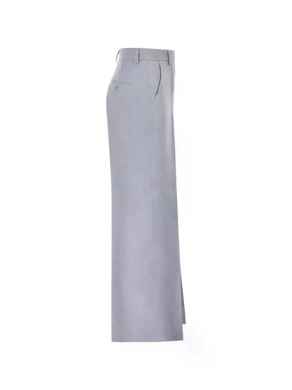 Max Mara Linen Pressed Crease Trousers