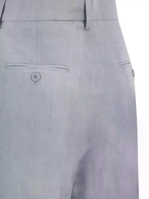 Max Mara Linen Pressed Crease Trousers