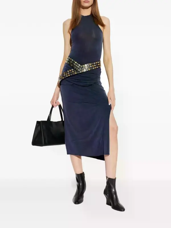 IRO PARIS Emeraude Ruched Midi Skirt