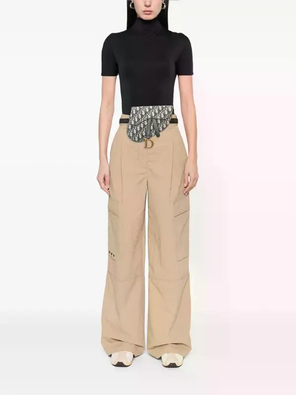 Dior Oblique Canvas Saddle Belt Bag