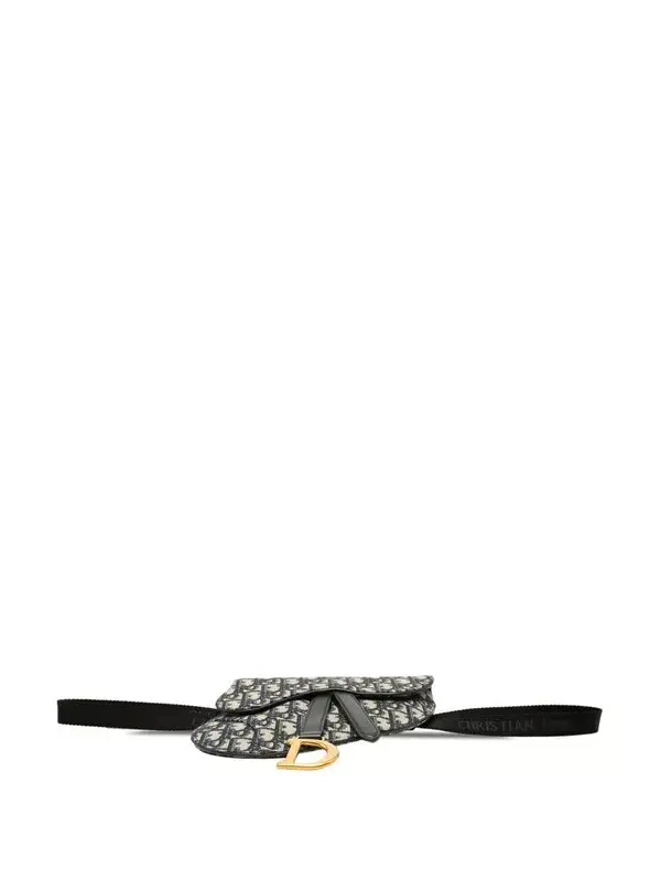 Dior Oblique Canvas Saddle Belt Bag