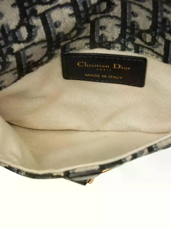 Dior Oblique Canvas Saddle Belt Bag
