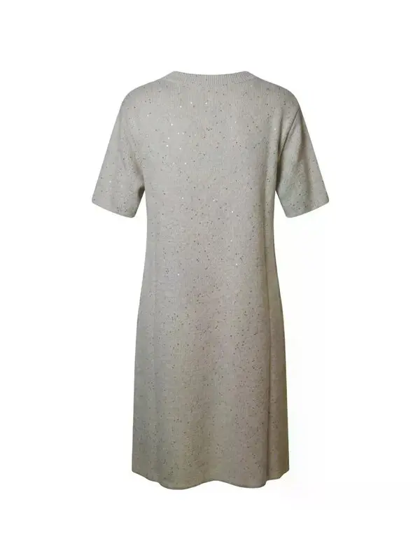 Brunello Cucinelli Sequin Embellished Knitted Dress