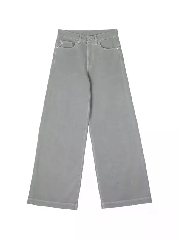 NINE:INTHE:MORNING Nadia Wide-leg Jeans - Grey