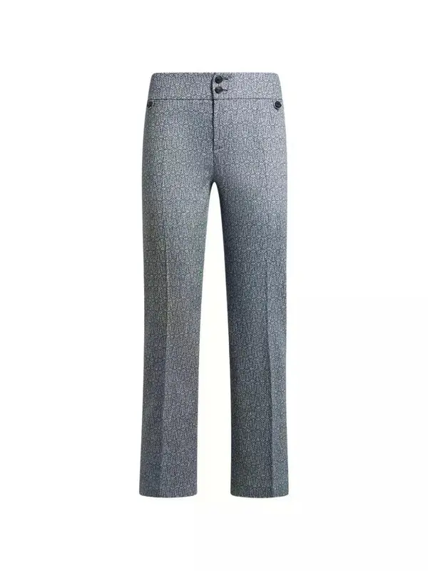 Etro Jacquard Straight-leg Trousers