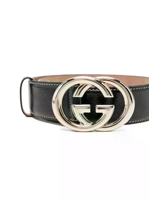 Gucci 2000s Logo-buckle Leather Belt