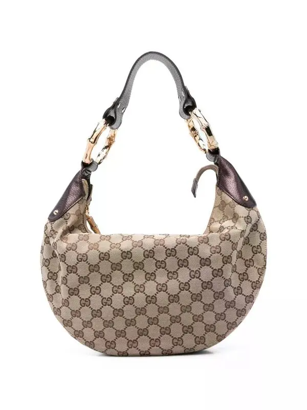 Gucci Gg Canvas Shoulder Bag - Neutrals