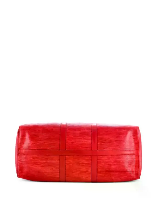 LOUIS VUITTON Keepall Epi Leather 55 Travel Bag