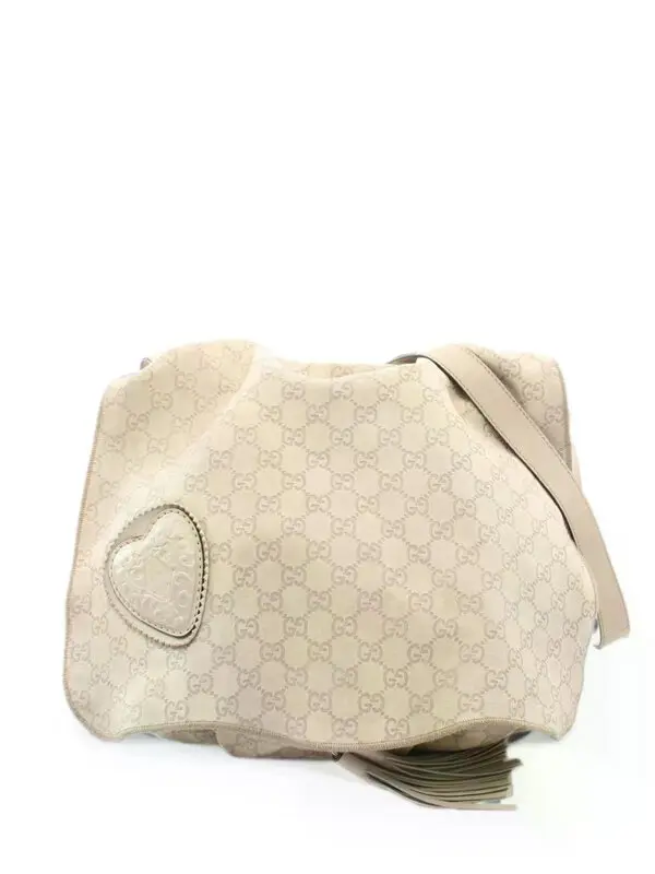 Gucci Ivory Beige Leather Shoulder Bag - Neutrals