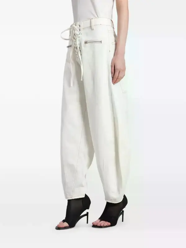 B1ARCHIVE Lace-up Jeans - Neutrals