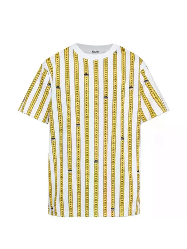 Moschino Tape-measure Print T-shirt - White