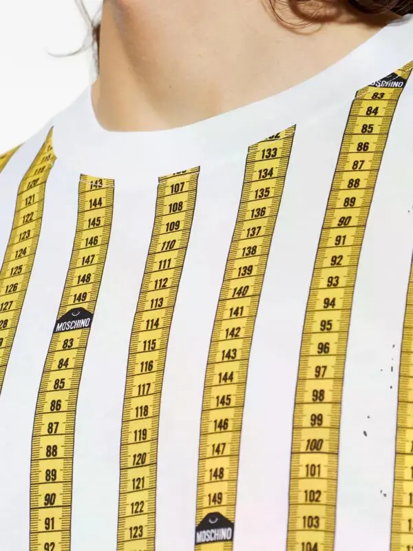 Moschino Tape-measure Print T-shirt