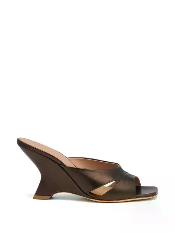 MALONE SOULIERS Lourdes Wedge Sandals - Brown