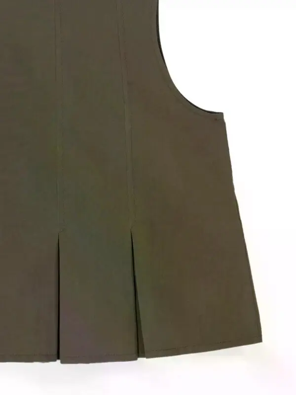 MOUTAKI Sleeveless Pleated Shirt