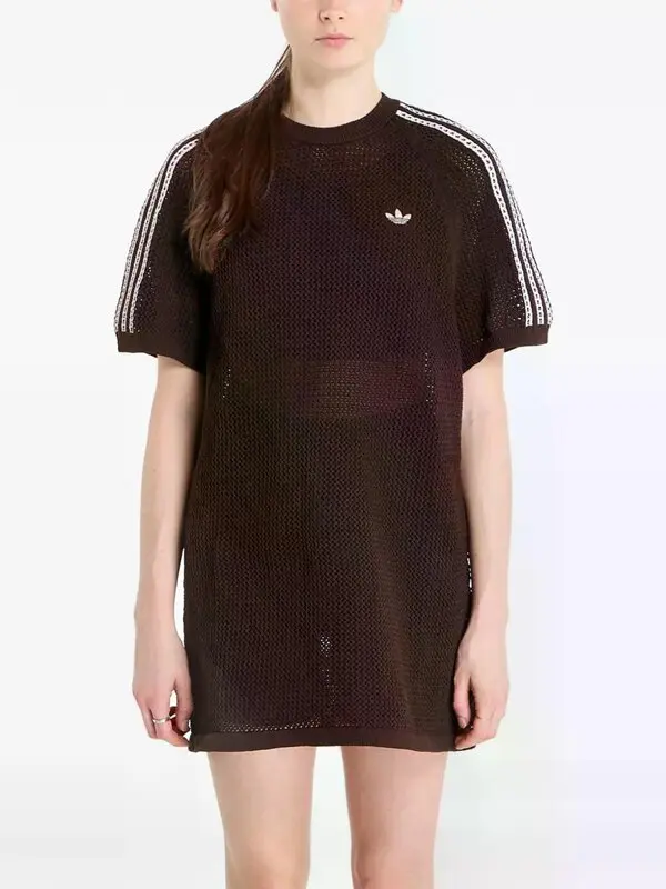 Adidas Crochet Knit 3-stripes Dress
