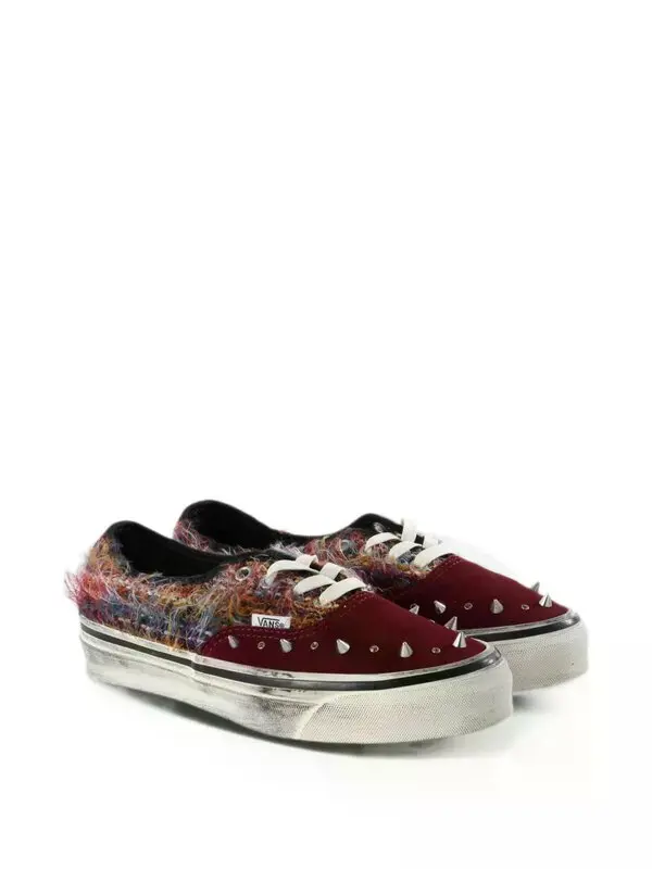 VANS Spike-embellished Distressed Sneakers