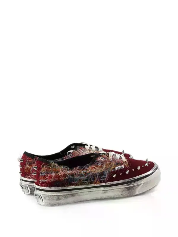 VANS Spike-embellished Distressed Sneakers