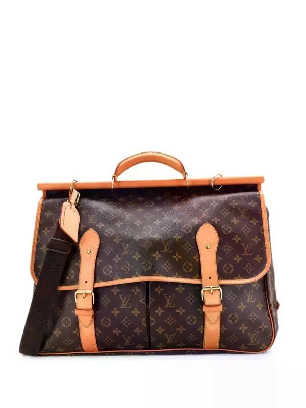 LOUIS VUITTON Monogram Canvas Sac Chasse Travel Bag - Brown