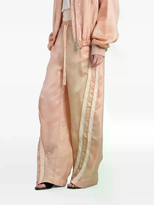 B1ARCHIVE Rose Pink Satin Side Stripe Track Pants