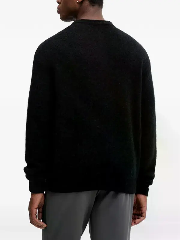 American Vintage Vitow Logo-patch Cardigan - Black