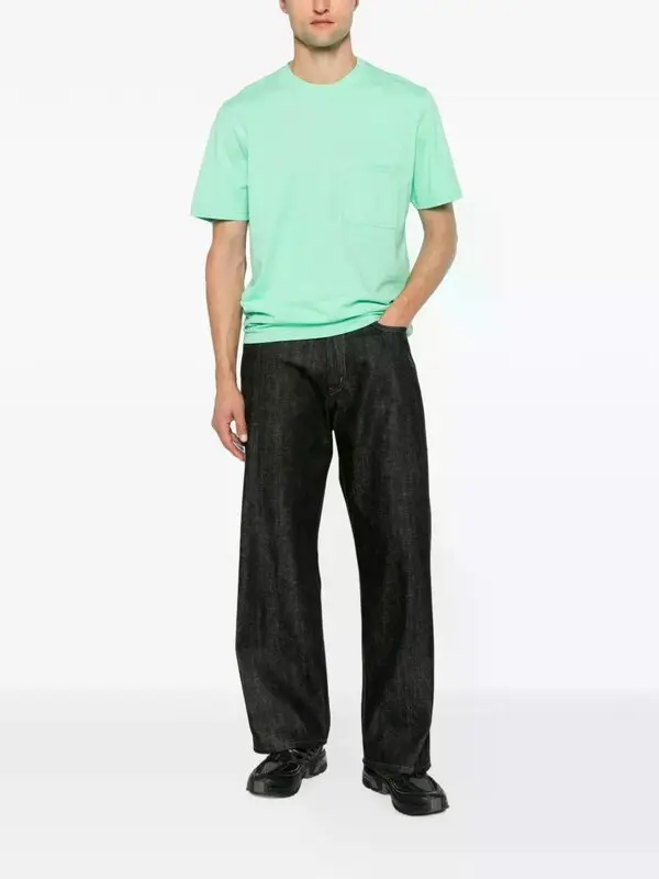 YES LONDON Chest-pocket Cotton T-shirt