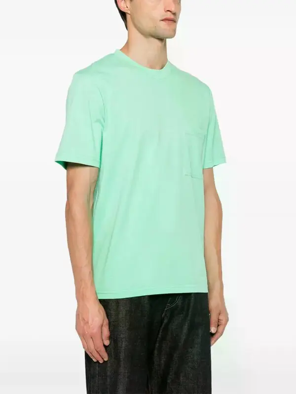YES LONDON Chest-pocket Cotton T-shirt