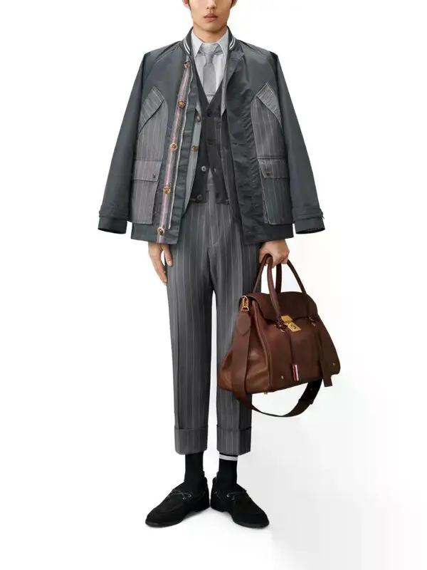 Thom Browne Chalk-stripe Wool Jacket