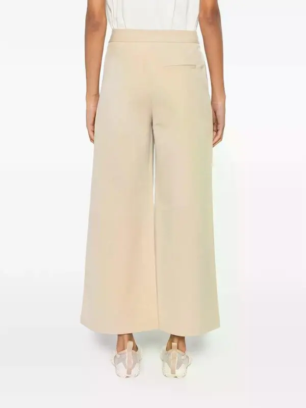 PSOPHIA Button-embellished Wide-leg Trousers