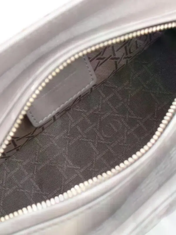 Dior Lambskin Cannage Lady Satchel - Grey