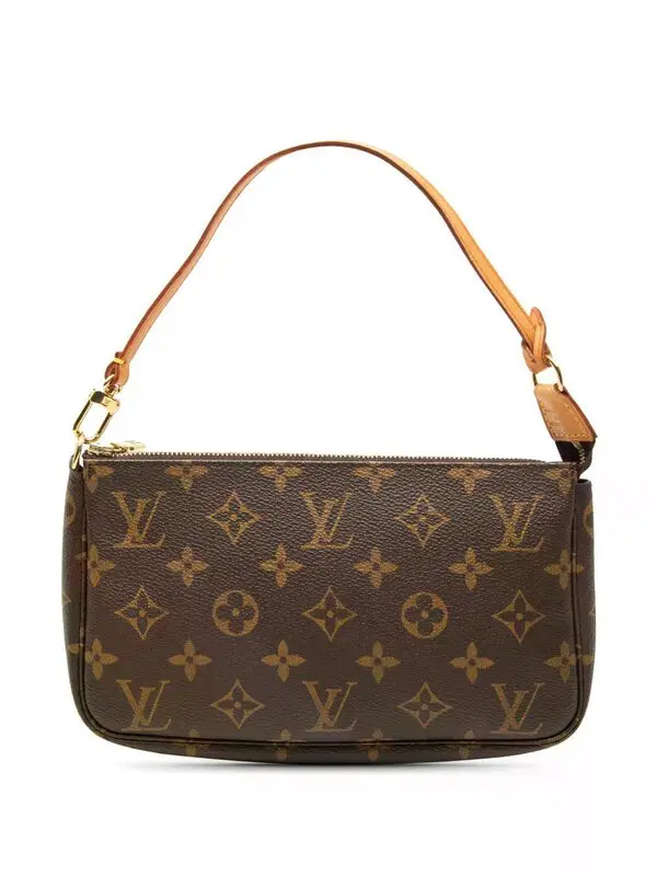 LOUIS VUITTON Monogram Pochette Accessoires Shoulder Bag - Brown