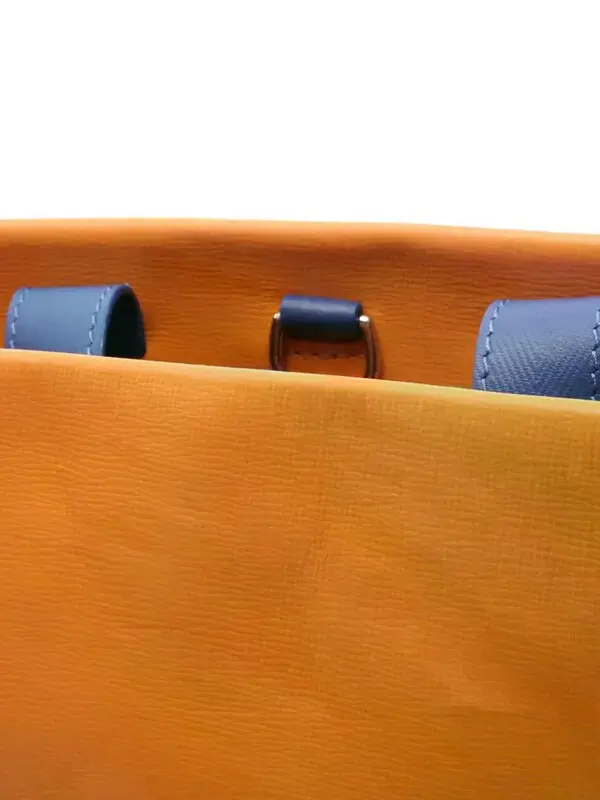 LOUIS VUITTON Mini Calfskin Shopper Tote Satchel - Orange