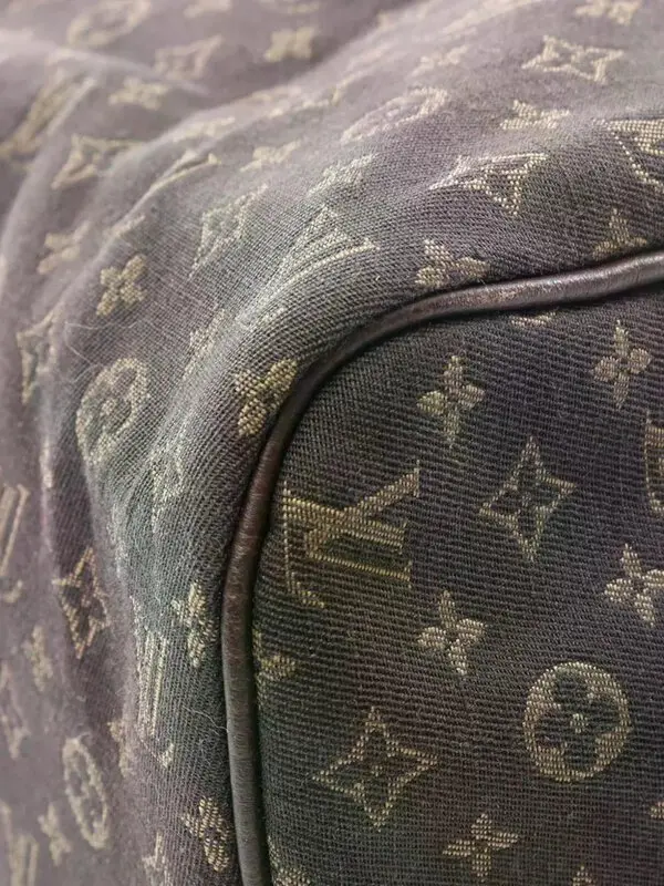 LOUIS VUITTON Monogram Mini Lin Speedy 30 Boston Bag - Brown