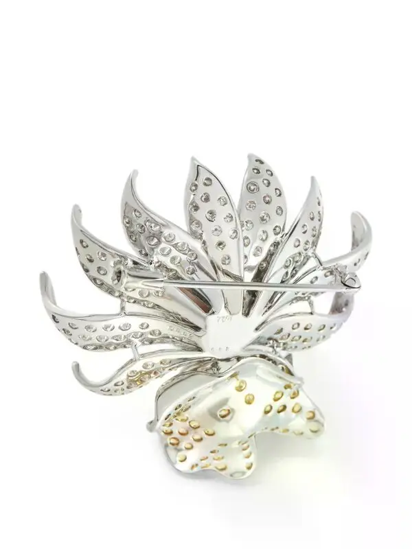 LB EXCLUSIVE Conch Pearl And Diamond Brooch