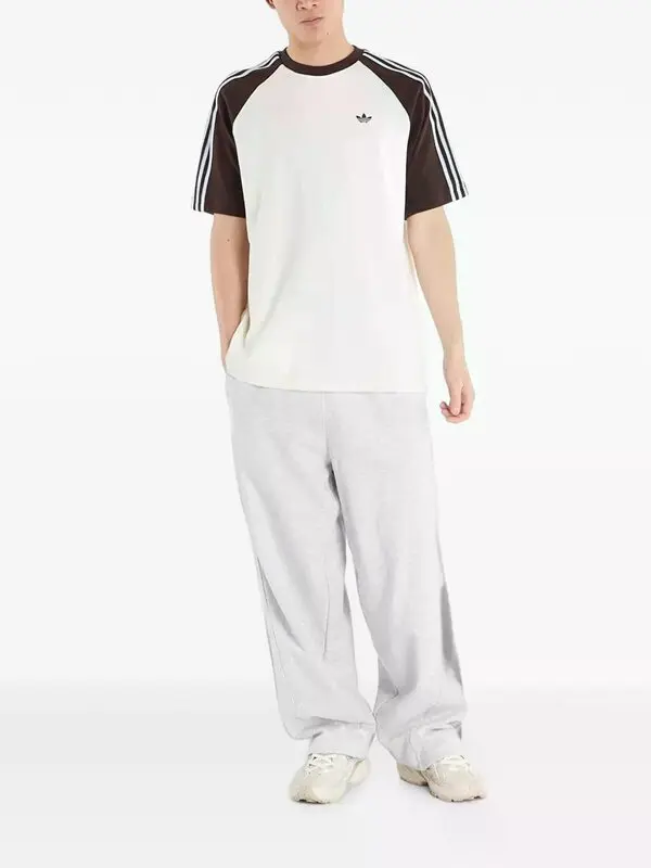 Adidas Britcore Raglan-sleeve Logo-embroidered T-shirt