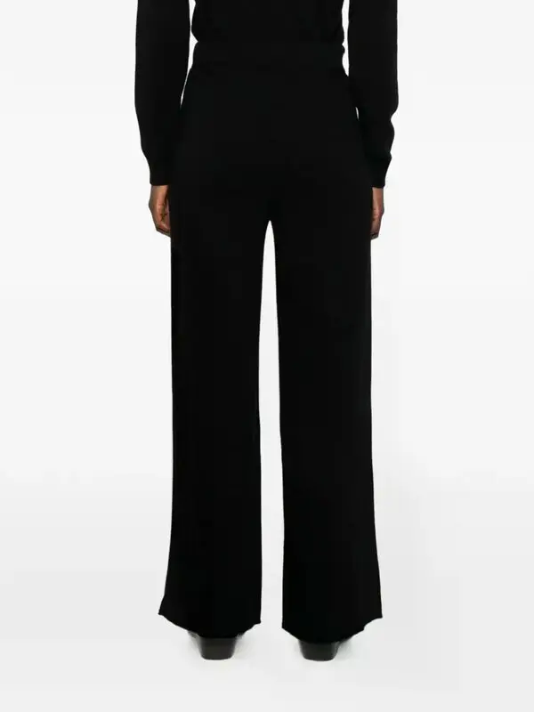 SERGIO MORETTI FIRENZE Fine-knit Wide-leg Trousers
