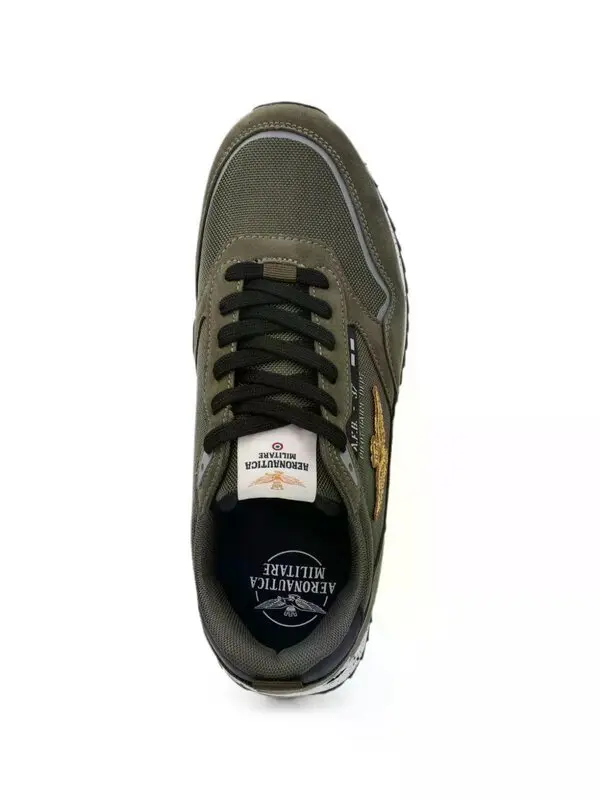 AERONAUTICA MILITARE Logo Appliqué Lace-up Low-top Sneakers