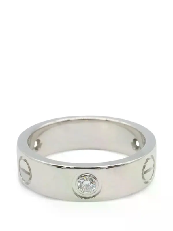 Cartier 18k White Gold Diamond Ring